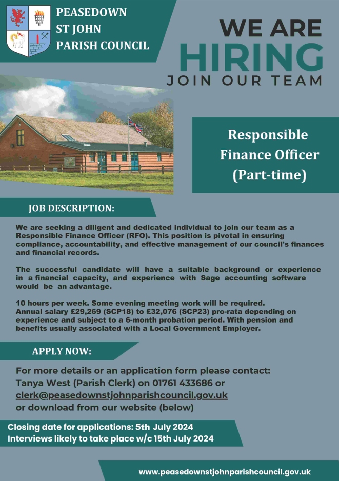 Vacancies - Peasedown St John Parish Council